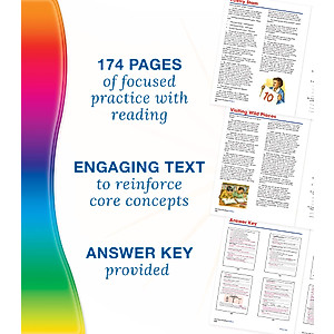 Spectrum Reading Comprehension Grade 5 Workbooks, Ages 10 to 11, 5th Grade Reading Comprehension, Nonfiction and Fiction Passages, Summarizing Stories and Identifying Themes - 174 Pages (Volume 24)