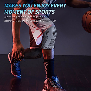 NEENCA Professional Knee Brace for Pain Relief, Medical Knee Support with Patella Pad & Side Stabilizers, Compression Knee Sleeve for Meniscus Tear, ACL, Joint Pain, Runner, Workout - FSA/HSA Eligible