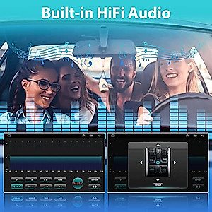 2G+32G Double Din Android 11 Car Stereo with Wireless Apple Carplay Android Auto, Hikity 7 Inch Touch Screen Car Radio in Dash GPS Navigation HiFi WiFi FM RDS Bluetooth Car Audio Receiver