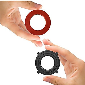 Vetico Garden Hose Washer Heavy Duty Rubber Washer Seals Fit All Standard 3/4 Inch Garden Hose and Water Faucet Fittings,32Packs