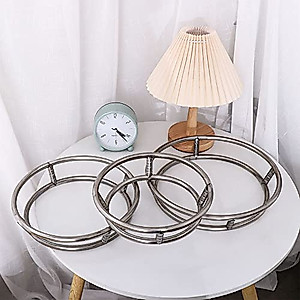 Potholders Wok Ring for Gas Stove, Stainless Steel Round Shelf Home Wok Rack, Reversible Size Wok Stand Wok Rack for Most Woks (S)