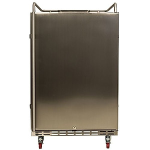 EdgeStar BR7001SSOD Full Size Built-In Outdoor Kegerator Conversion Refrigerator Only - Stainless Steel