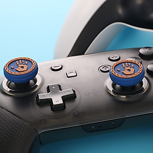 PS5 Controller Thumb Grips, Soft Silicone Joystick Covers Compatible with Nintendo Switch Pro Controller, PS4, PS5, Xbox Controllers - God of War Theme