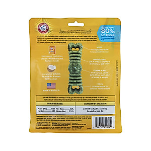 Arm & Hammer for Pets Fresh Spectrum 360 Degree Dentamax Bone, Medium/Large - 7 pcs | Arm and Hammer Baking Soda Dog Dental Bone Chew Treat | Dental Treats for Dogs, Chew Bone for Dogs