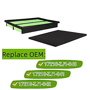 Arpisziv GX610 GX670 Air Filter For Hnoda 18HP 20HP 24HP Engines GX610K1 GX620K1 Reps 17210-ZJ1-842