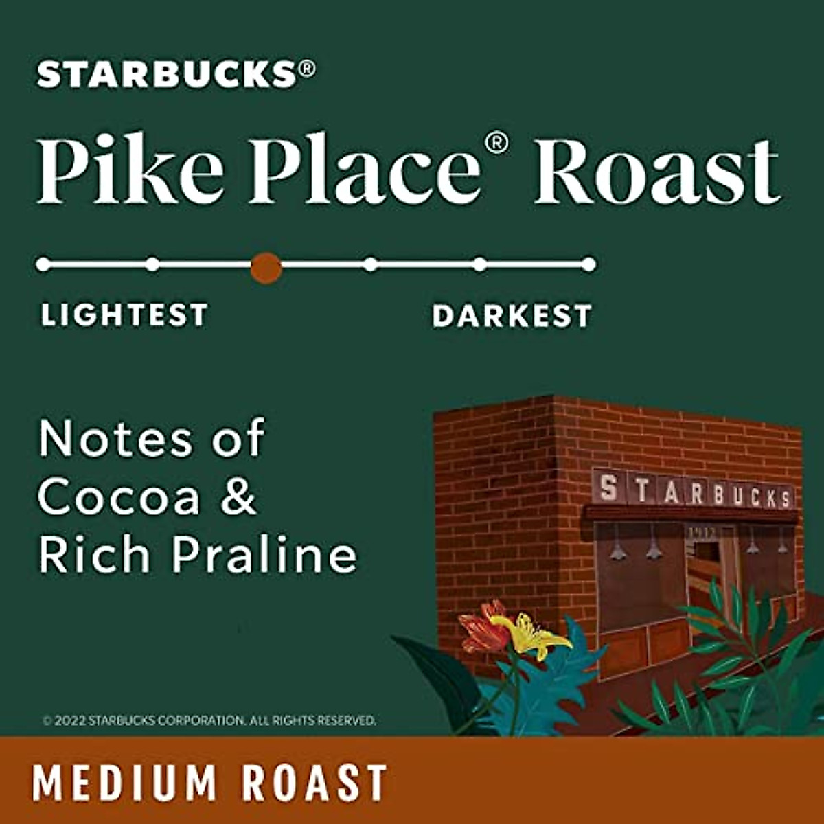 Starbucks Ground Coffee Variety Pack—Dark, Medium, Starbucks Blonde Roast—100% Arabica—10 Packets (2.5 oz each)