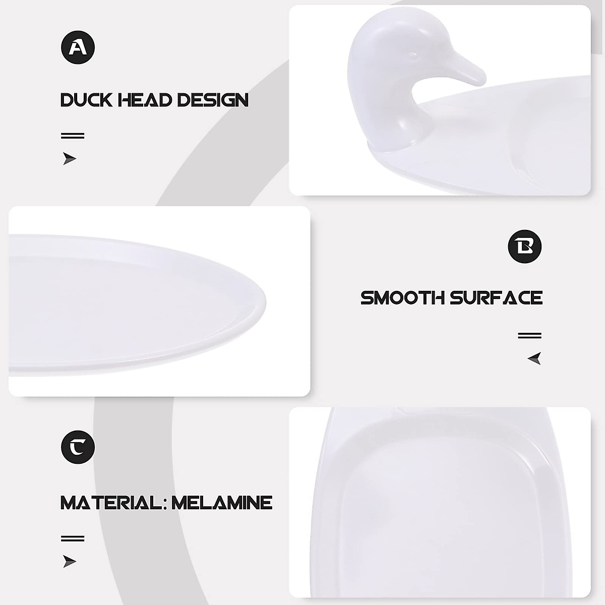 Hemoton Roasting Plate 1pc Roast Chicken and Plate Breakfast Tray Plate Cookie Plate Appetizer Plate Biasuit Plate Dinner Ceramic Cake Plate Dinner Plates Fish Dish Sushi White Melamine