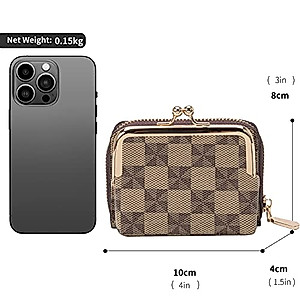 LBiayion 2 in 1 Change Purse Wallet,Credit Card Holder with Purse for Women with Zipper Clasp for Bag or Drawer Organize It's a great small gifts for yourself, your family and your friends.…