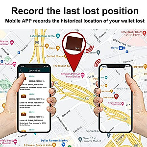 Anti-Lost Bluetooth Wallet Tracker & Finder GPS Position Location Credit Card Holder for Men Leather Men's Wallets Cion Pocket ID Window