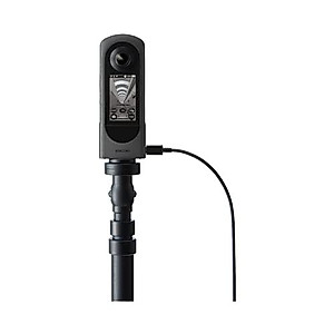 RICOH Theta X 360-Degree Camera Bundle with Lens Cap and Lens Cleaning Pen (3 Items)