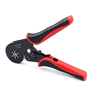 Hexagonal Ferrule Crimping Tool,Knoweasy 16-6 Ferrules Crimp Tool and Hexagonal Wire Ferrule Crimper Used for 30-5 AWG/0.5-16mm² Cable End Sleeves
