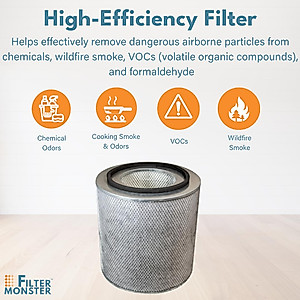 Filter-Monster - Replacement HEPA Filter Kit - Compatible with Austin Air Healthmate Plus (HM450) with Pre-Filter