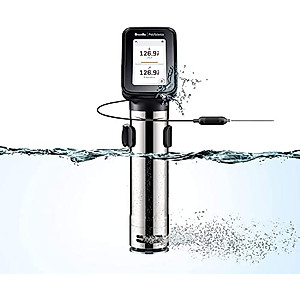 Breville Polyscience HydroPro Plus Sous Vide Immersion Circulator, 1450 Watt, Bluetooth, Stainless, CSV750PSS1BUC1