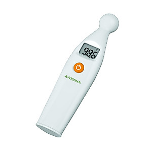 Veridian Healthcare Temple Thermometer | Infrared Measurements | Fast 6-Second Readout | Fever Alert | Backlit Display | Programmable Timer | 1-Year Warranty