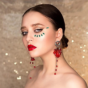 Nail Art Rhinestones, 1000 Special-Shaped Diamonds Mix 20 Styles Flatback Rhinestone Crystals Decorations Green Gemstones Set, Nail Gems and Rhinestones Kit for Nails, Crafts, Clothes, Jewelry