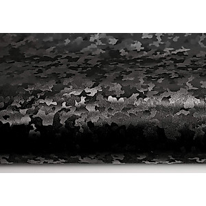 VViViD+ Black Stealth Small Patternless Camouflage Vinyl Wrap Roll (1.5ft x 5ft)