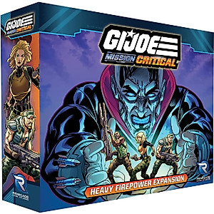 Renegade Games Studios G.I. Joe Mission Critical: Heavy Firepower Expansion - Cooperative Board Game, Role Playing Game, Renegade Game Studios, Ages 14+, 2-5 Players, 45-60 Minute Playing Time