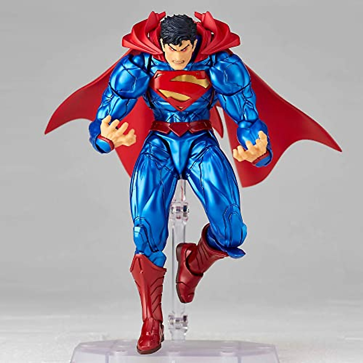 Kaiyodo Amazing Yamaguchi: Superman Action Figure, Multicolor