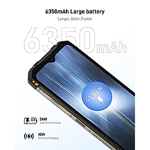 DOOGEE Rugged Smartphone(2022), S96 GT 6.3" 8GB+256GB Waterdrop Screen Rugged Phone Unlocked, Android 12 Phone, Night Vision, 48MP Quad Camera, IP68 Waterproof Ourdoor Cell Phone, NFC, OTG, Dual 4G