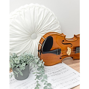 Foam Violin Chin Rest Pad with Adhesive Backing for Full Size 4/4 Also Fits 3/4 Chinrest