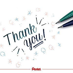 Pentel Brush Sign Pen - Fresh Shades 12pc Wallet