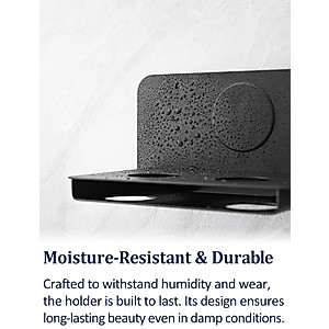 Hair Dryer Holder for Dyson Supersonic Airwrap Hair Dryer, Metal Blow Dryer Stand for Bathroom and Salon, Wall Mount Attachments Storage