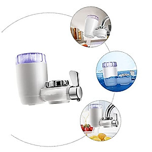 PLAFOPE 2pcs Water Purifier Water Filter Sink House Water Filter Ceramic Water Filter Faucet Water Filter Faucet Filter tap Water Filter Faucet Filtration System Faucet Ceramic Filter