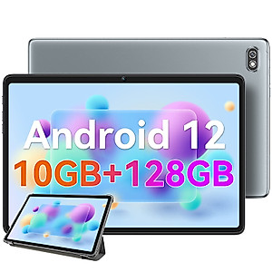Blackview Android 12 Tablet, 10GB RAM 128GB ROM 1TB Expand 10 inch Tablet Tab 7 Pro, FHD 1920*1200 Display 13MP Camera Dual Band 5G WiFi Tablet Computer, 6580mAh GPS Cheap Tablets, Space Gray