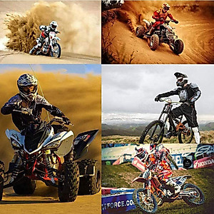 Offroad Helmet Adult Youth Kids Motocross Gear Combo Mask Goggles Gloves,Traveler's ATV Motorcycle Helmet SUV Dirt Bike Mountain Bike Helmet Off-Road Helmet DOT Approved