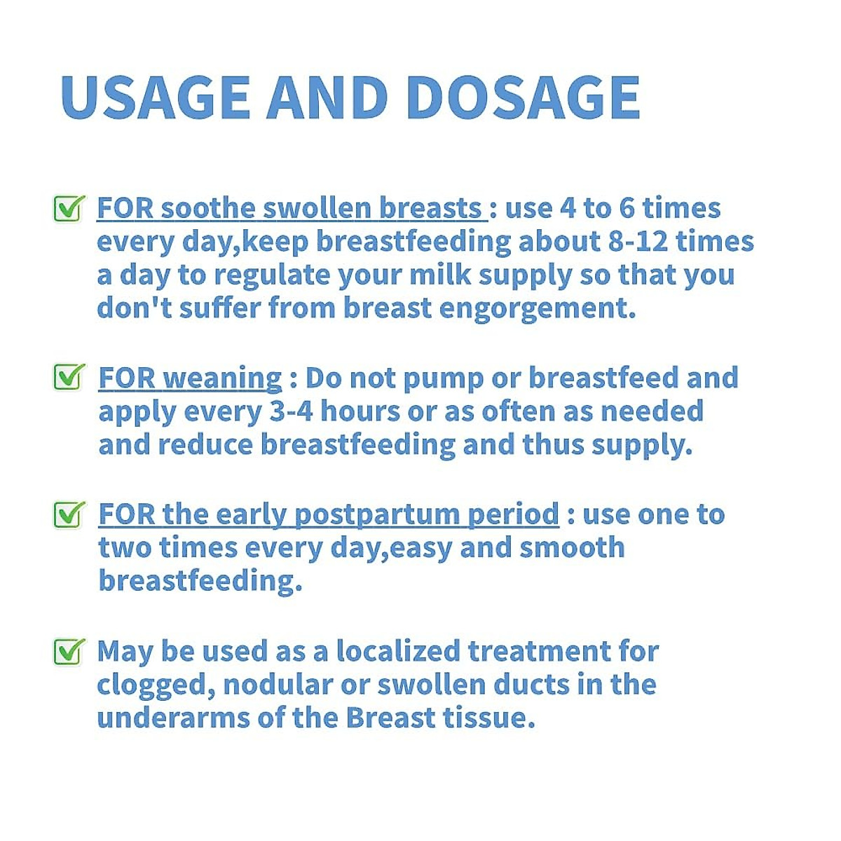 Jadelute Cabbage Cream for Breast Engorgement,Clogged Ducts,Weaning and Mastitis | essentials for Lactation period