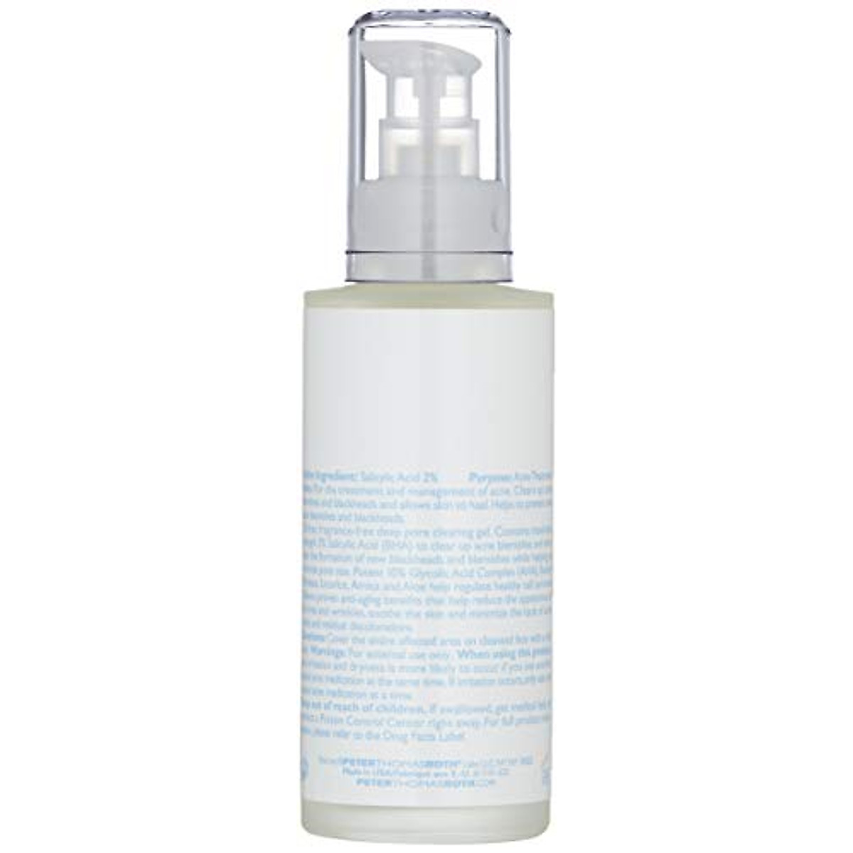 Peter Thomas Roth | Goodbye Acne AHA/BHA Acne Clearing Gel | Face Body Spot Treatment, Maximum-Strength Acne Spot Treatment, 3.4 Fl Oz (Pack of 1)