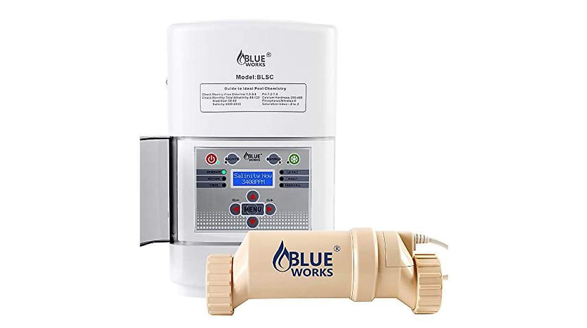 BLUE WORKS Saltwater Chlorine Generator for 20K Pools