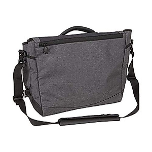 Allen Company Messenger Bag and Backpack with Laptop and Concealed Carry Pocket, Gray/Black