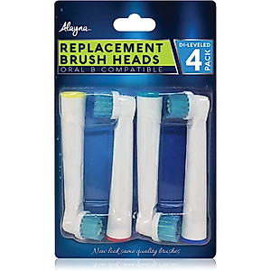 Toothbrush Replacement Heads Compatible with Oral B Braun, Pk of 8 Best Professional Brush Heads for Oralb Kids, Soft, Sensitive, Triumph, Pro 1000