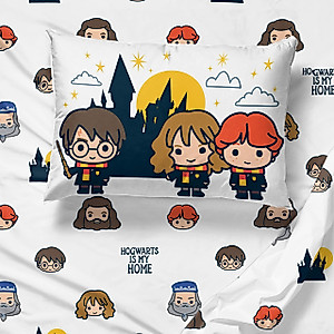 Harry Potter Hogwarts is My Home 3 Piece Twin Sheet Set (Offical Harry Potter Product)
