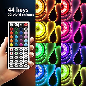 HOKIION LED Boat Strip Lights, 40FT Multi-Color Marine Pontoon Led Lights, Waterproof Boat Interior Light, Under Gunnel Lights, Boat Deck Light, Night Fishing Lights for Pontoon Fishing Bass Yacht