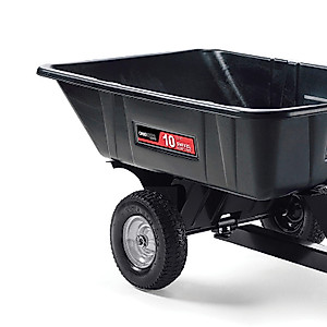Ohio Steel 3040P-SD Poly Swivel Dump Cart, 10 cu.ft., 600 lb Load Capacity