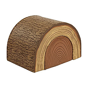 ECR4Kids SoftZone Tree Tunnel and Climber, Toddler Playset, Chocolate, 2-Piece