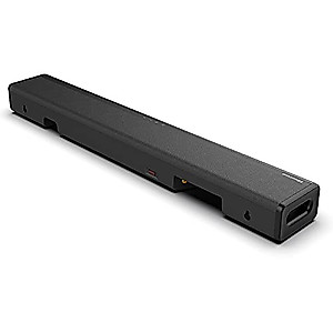Hisense HS214 2.1ch Sound Bar with Built-in Subwoofer, 108W, All-in-one Compact Design with Wireless Bluetooth, Powered by Dolby Audio, Roku TV Ready, HDMI ARC/Optical/AUX/USB, 3 EQ Modes,Black