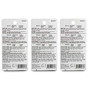 Clubman Moustache Wax Hang Pack Black 0.5 oz x 3 packs