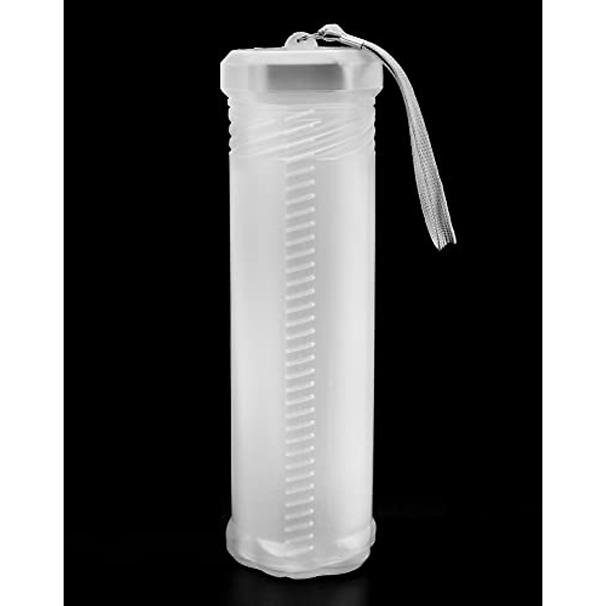 QWORK Extendable Plastic Brush Case Paint Brush Holder, 2 Pack Clear Long Brushes Tube Storage Pencil Pen Holder Container Drawing Tools