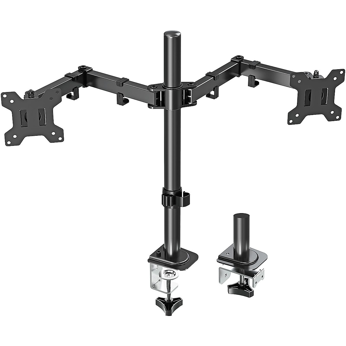 MOUNT PRO Dual Monitor Mount Fits 13-32 Inch/17.6lbs LCD Screen, Computer Monitor Desk Mount, Articulating Monitor Arm, Height Adjustable Monitor Stand for 2 Monitors, VESA Mount 75x75/100x100mm
