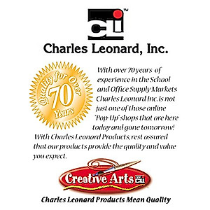 Charles Leonard Loose Leaf Rings, 1" Diameter, Metallic Assorted Colors, (85000), 50 per pack