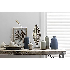 White Stoneware Vases with Textured Black Polka Dots (Set of 3 Sizes)