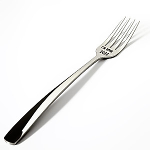 Retirement Gifts for Women Men Friends Coworker Boss, I’m Done Fork Engraved Stainless Steel, Funny Fork Gift, Retired Gifts for Birthday Valentine Christmas