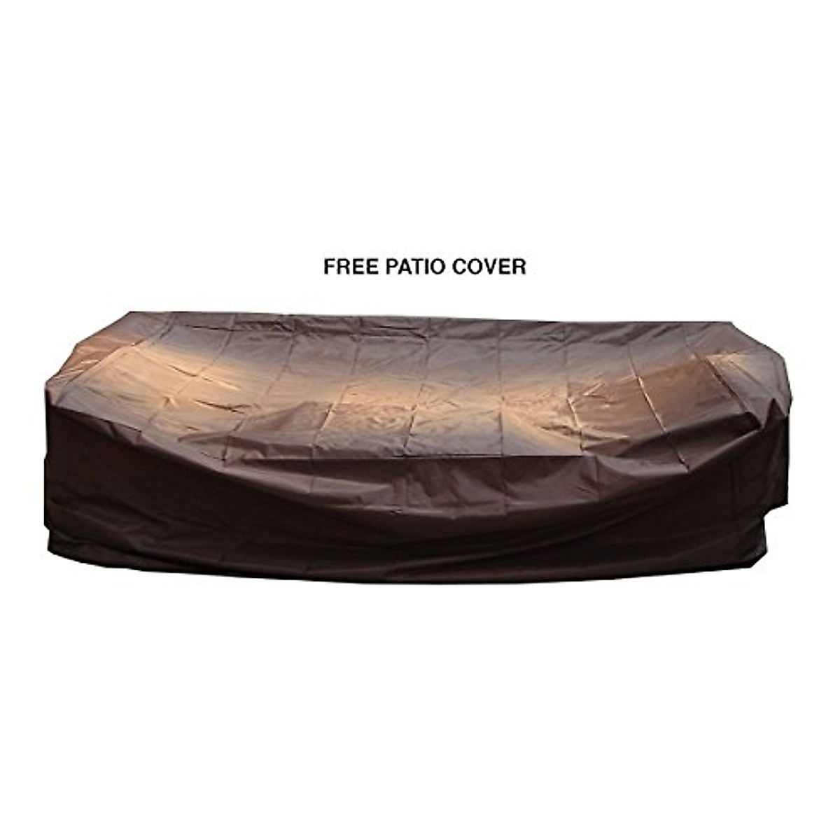 Ohana Collection 7-Piece Outdoor Patio Furniture Sectional Conversation Set, Gray Wicker with Gray Cushions - No Assembly with Free Patio Cover