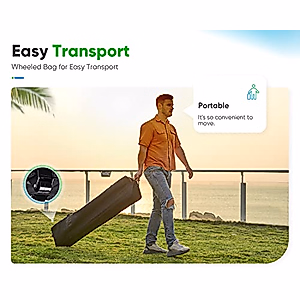 Quictent Privacy 8'x8' Pop up Canopy Tent Enclosed Instant Gazebo Shelter with Sidewalls and Mesh Windows Waterproof (Beige)