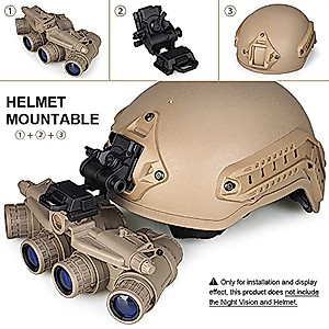 E.T Dragon Night Vision Goggles NVG Mount for L4G24 Metal Helmet Mount PVS15/18 Black