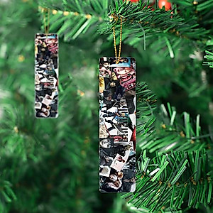 Bookmarks Metal Ruler Final Bookography Fantasy Measure VII Tassels Collage Bookworm for Christmas Ornament Markers Bookmark Gift Book Bibliophile Reading