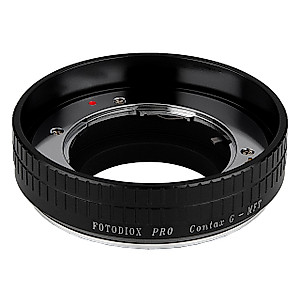 Fotodiox Pro Lens Mount Adapter, Contax G Lens to Micro Four Thirds (M4/3, MFT) Camera Body with Focus Control, for Olympus Pen E-P1 & Panasonic Lumix DMC-G1, DMC-GH1, DMC-GF1